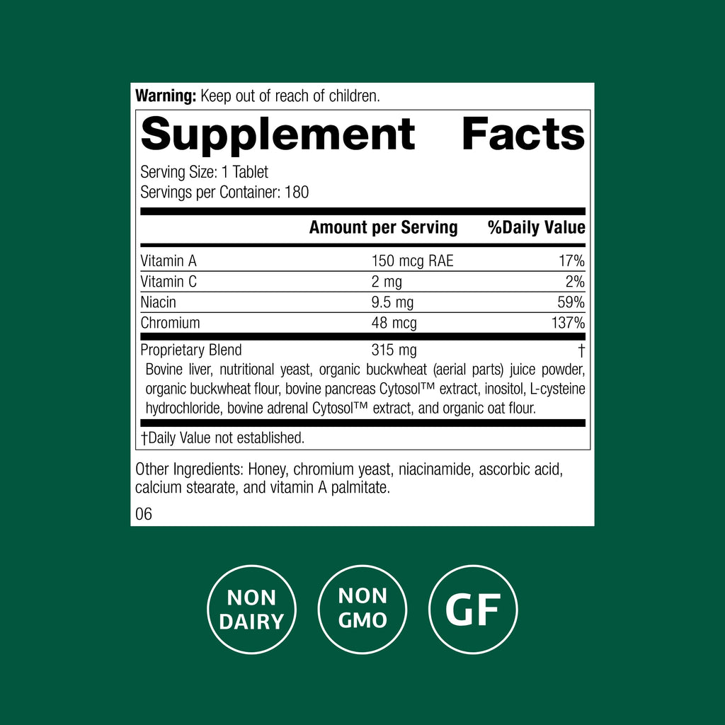 non-dairy chromium tablets for wellness