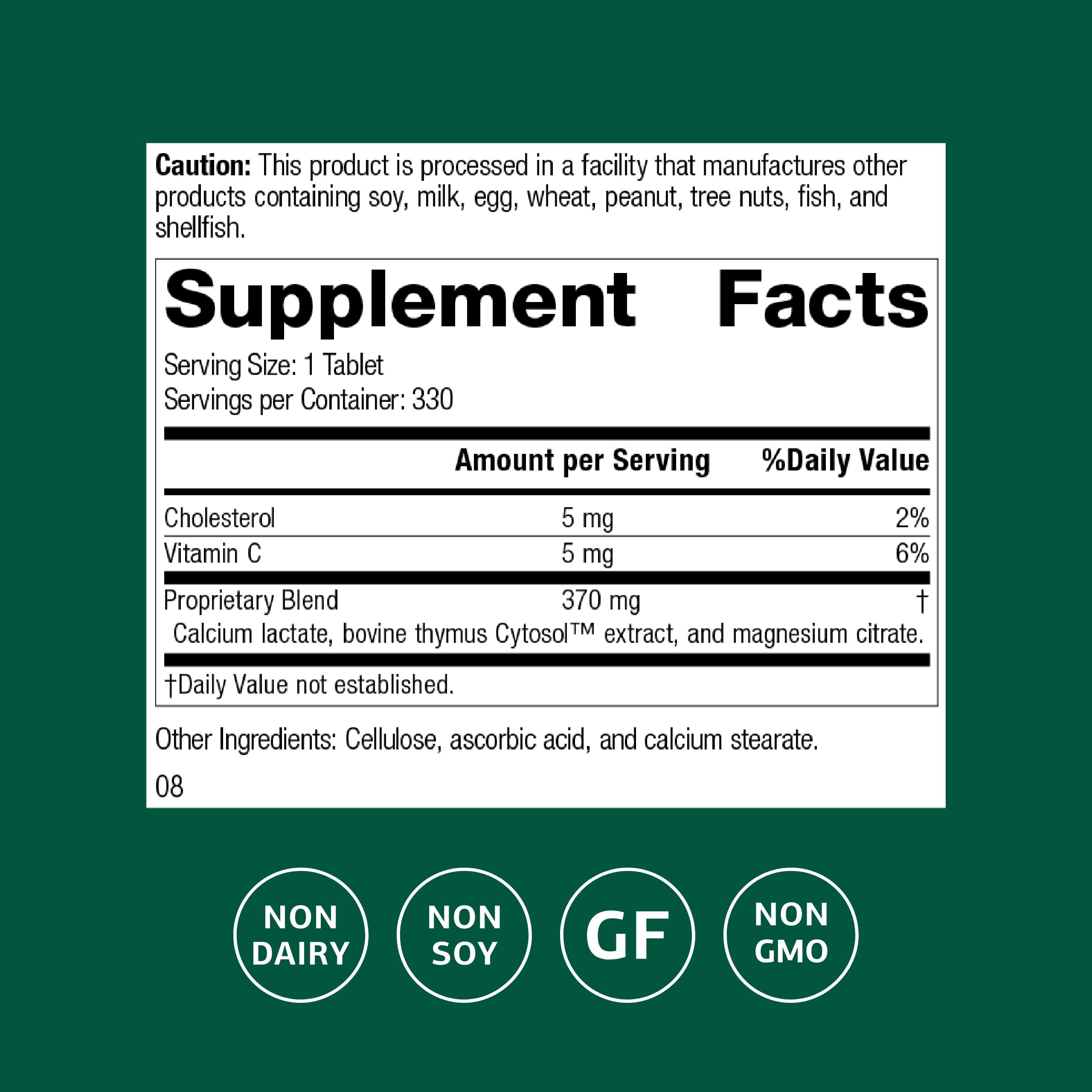 Non-dairy immune health support
