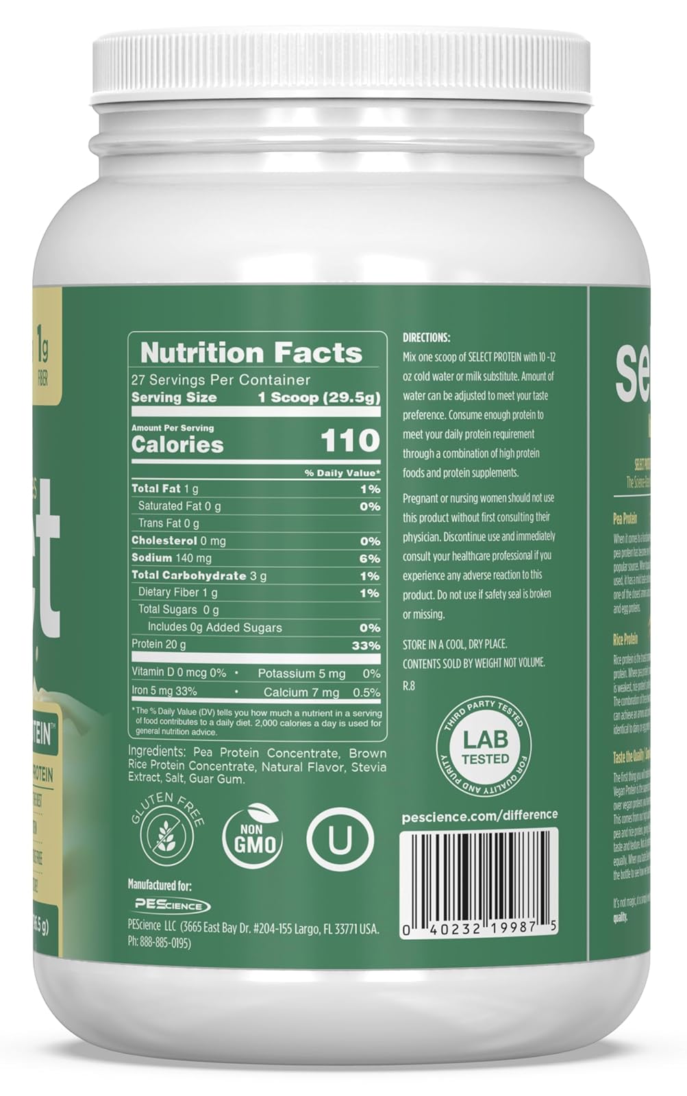 non-dairy protein powder for fitness