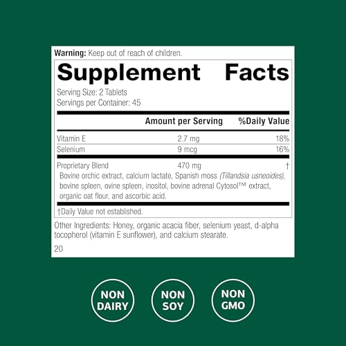 Non-dairy vitamin E supplement option