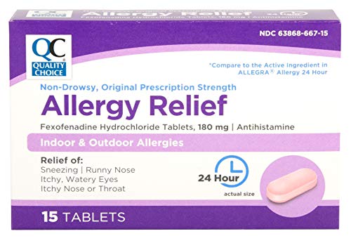 Non-drowsy Fexofenadine for sneezing
