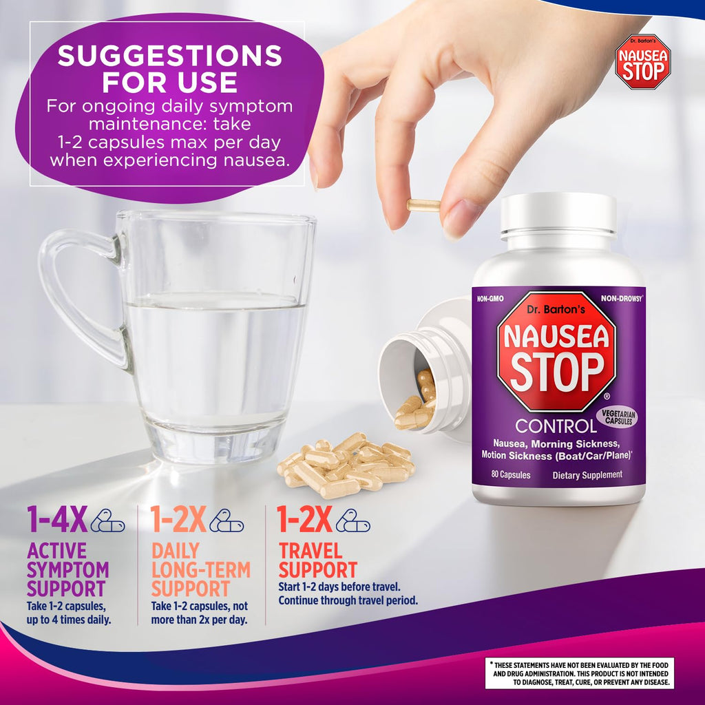 non-drowsy herbal nausea capsules