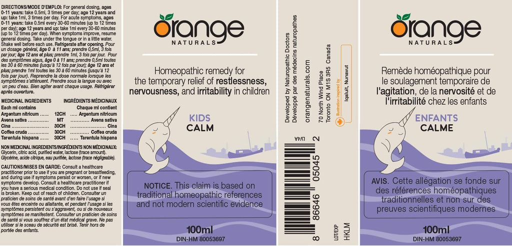 non-drowsy kids calming solution