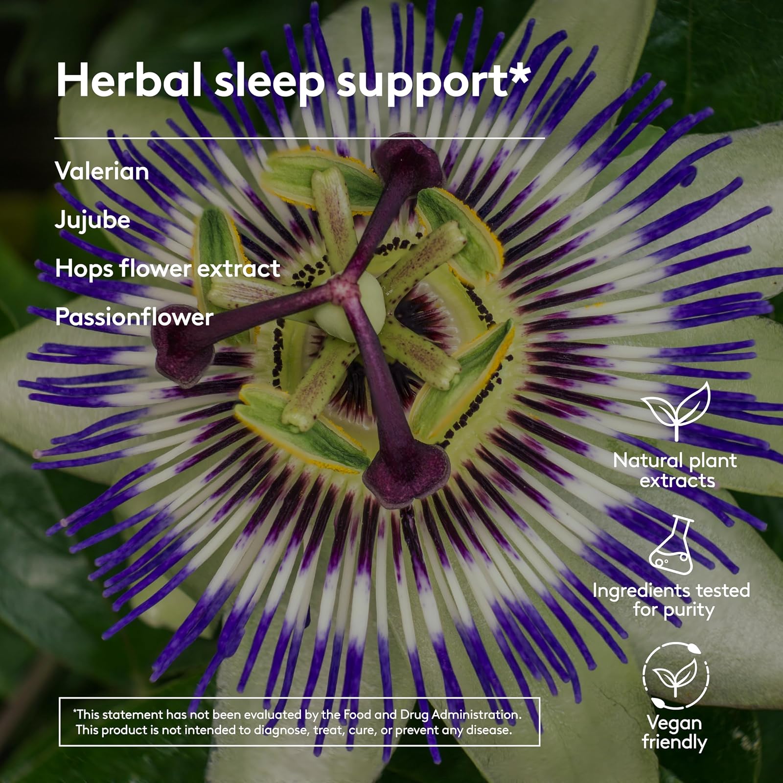 Non-drowsy sleep syrup for tranquility