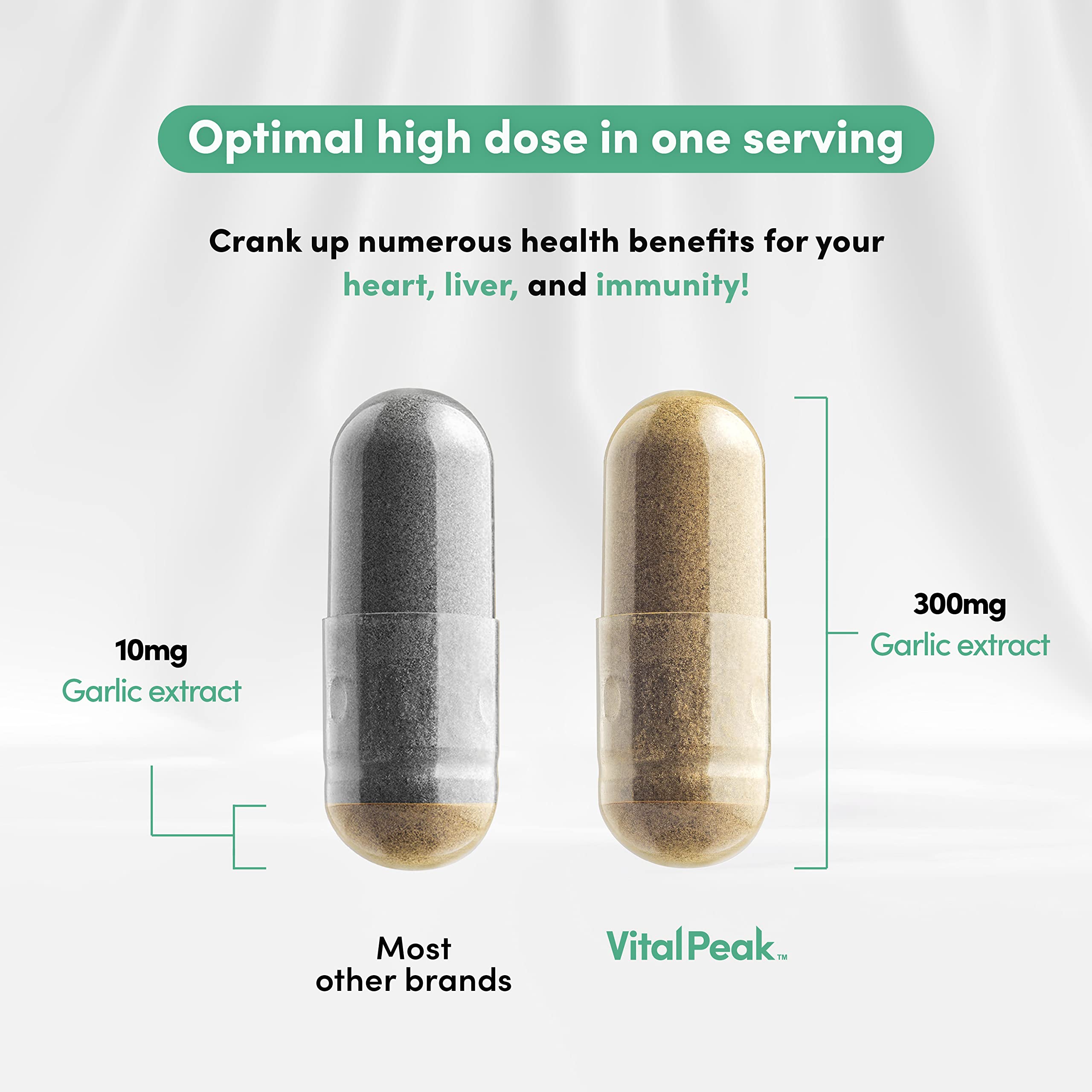 non-GMO aged garlic capsules for wellness