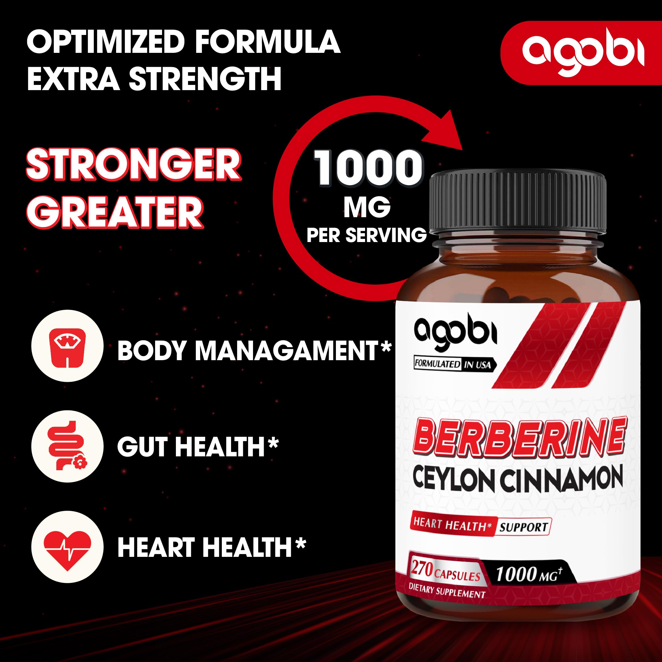 Non-GMO Agobi Berberine benefits