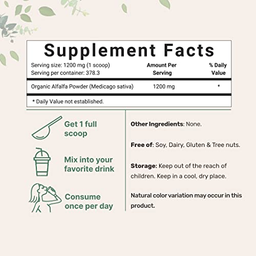 non-GMO alfalfa powder benefits