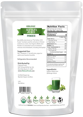 non-GMO alfalfa powder for recipes