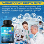 Non-GMO algae omega capsules