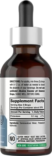 non-GMO alkaline water drops