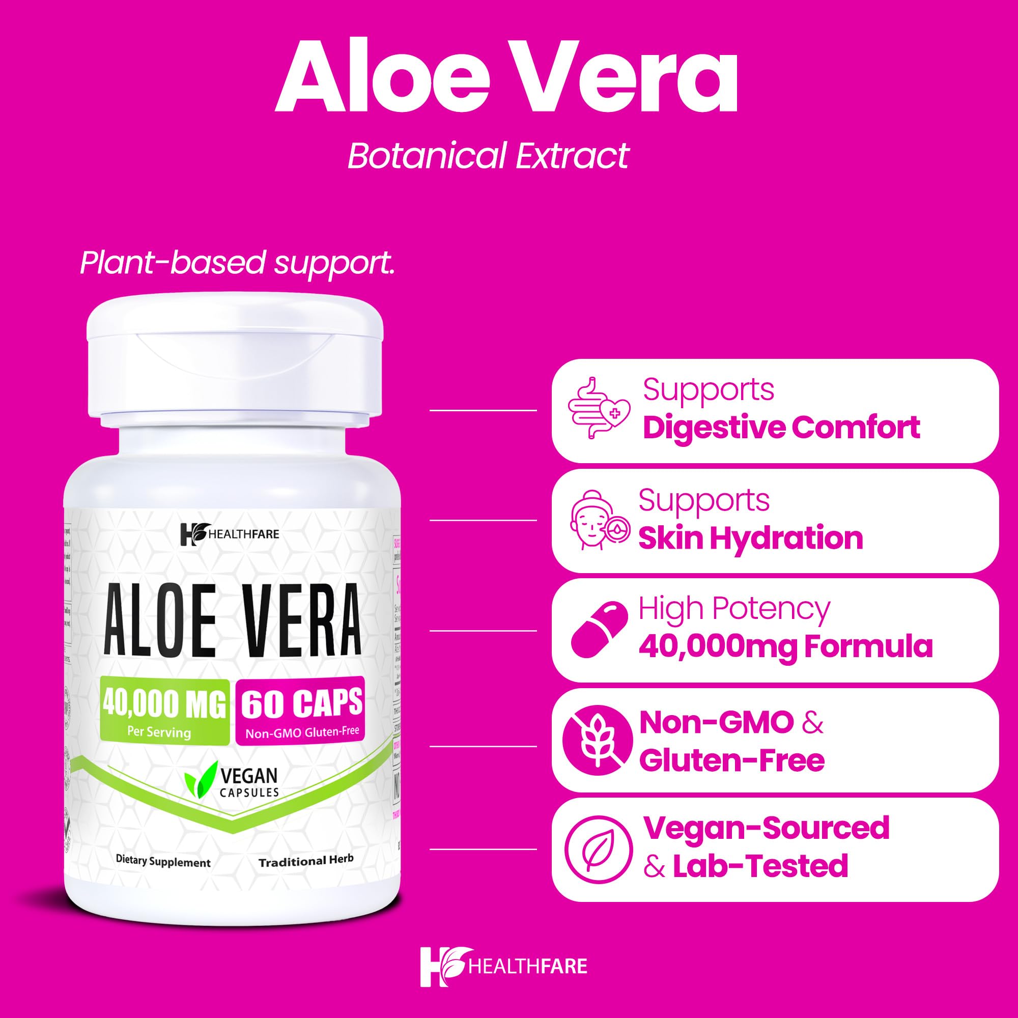 non-GMO aloe vera supplement Canada