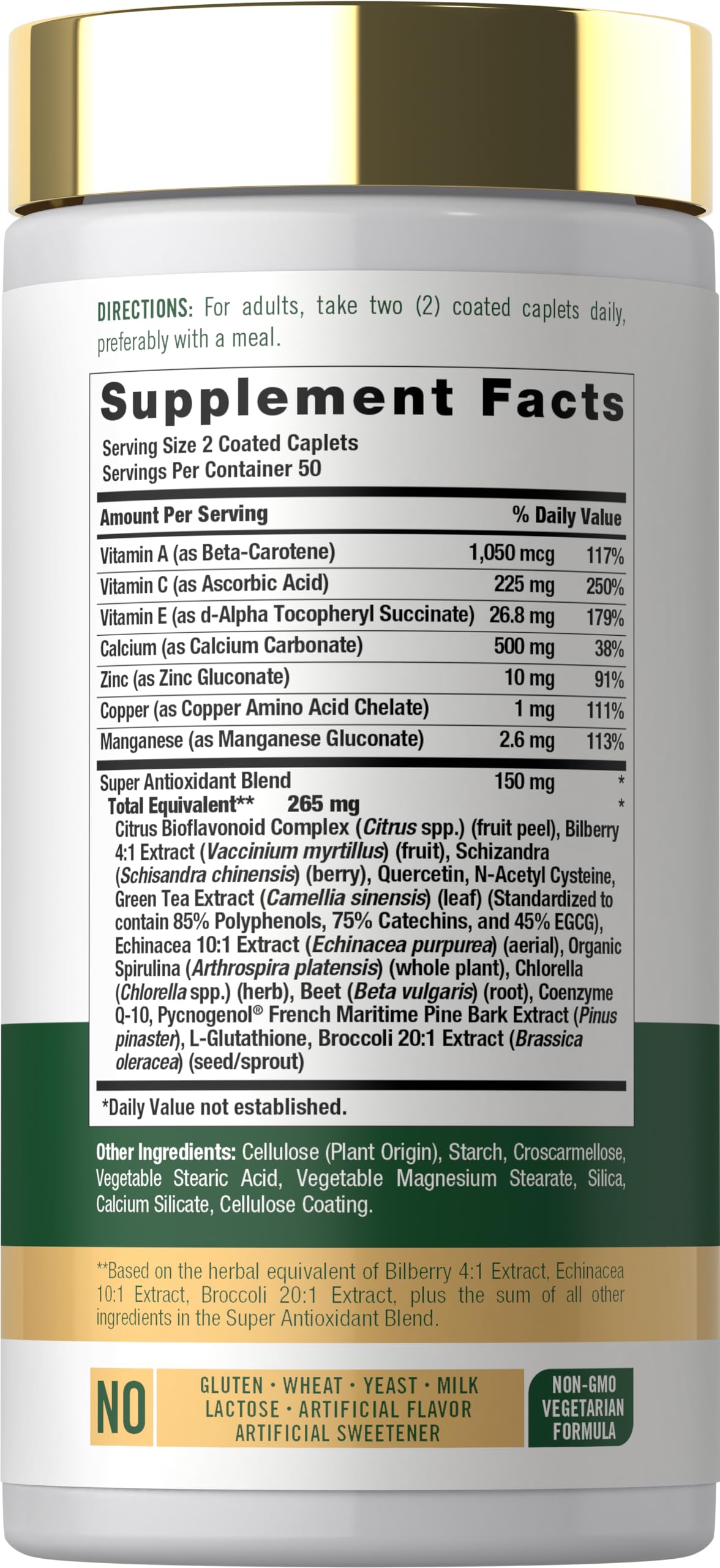 non-GMO antioxidants for overall wellness