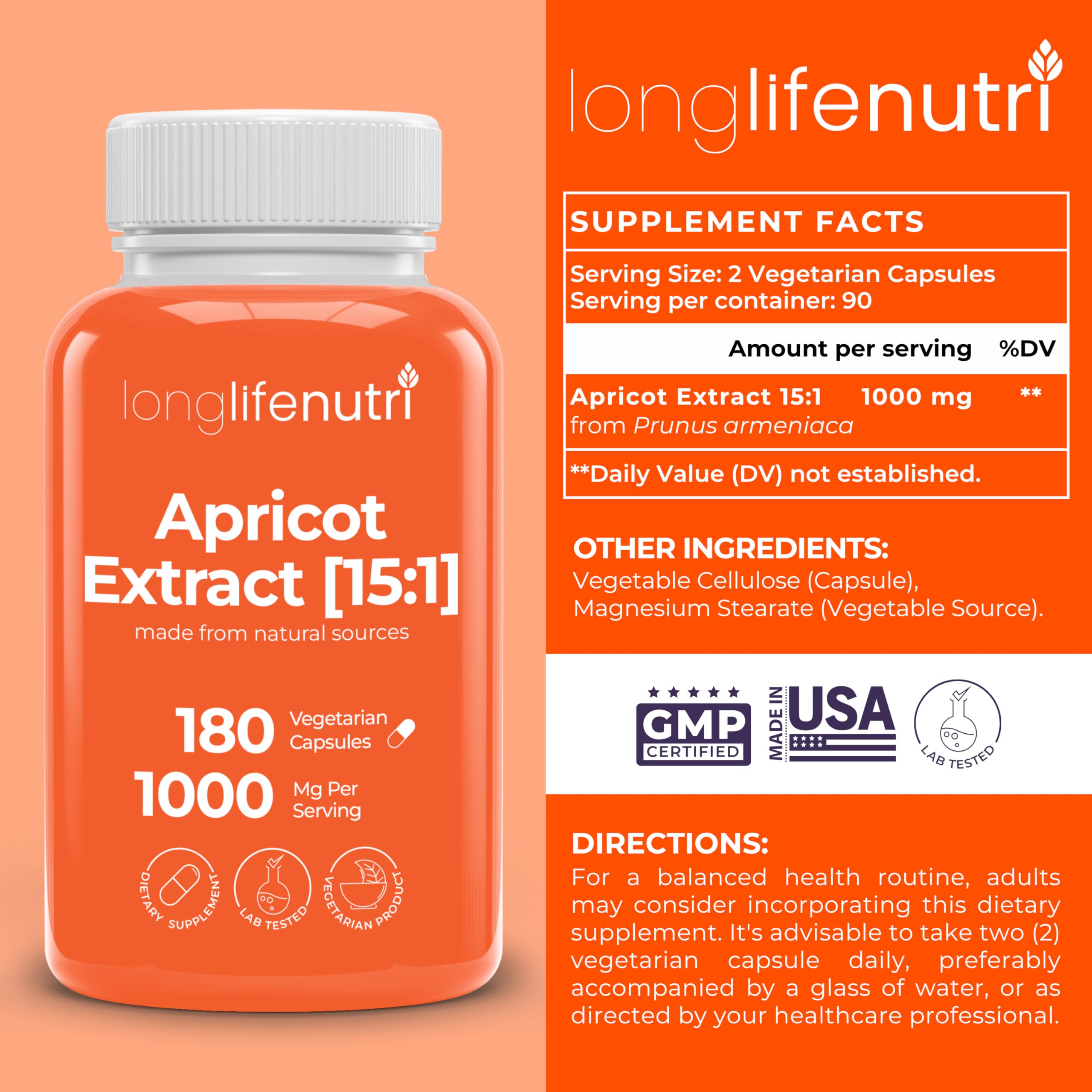 Non-GMO apricot extract formula