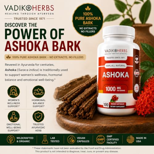 Non-GMO Ashoka capsules for holistic health