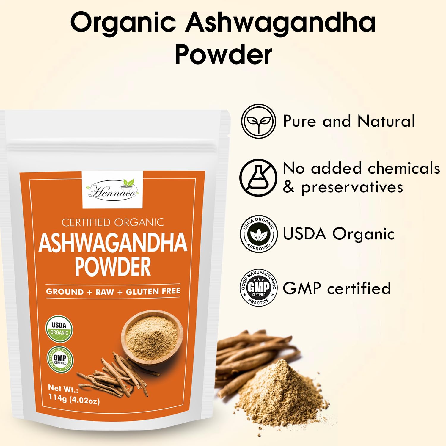 non-GMO ashwagandha for better sleep