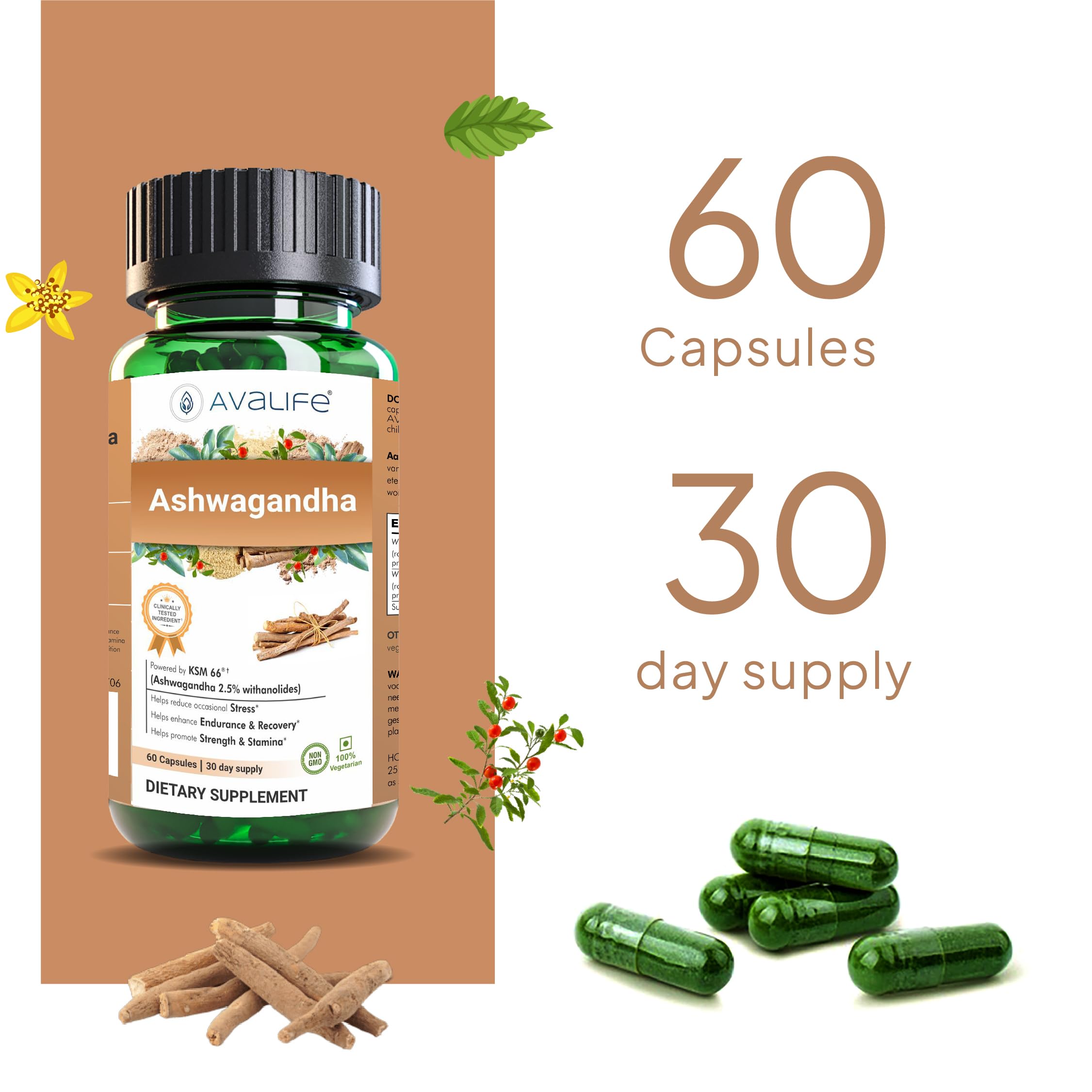 non-GMO ashwagandha for wellness