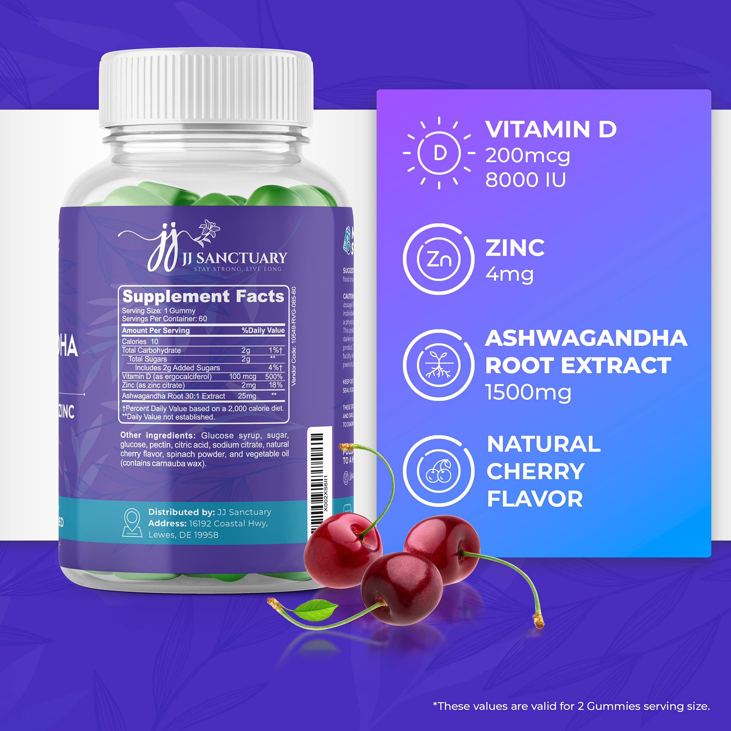 non-GMO ashwagandha gummies for men