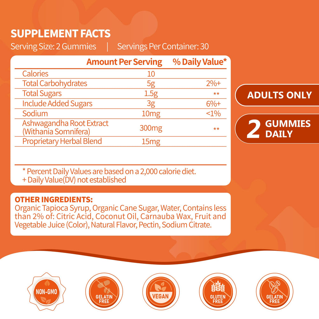 non-GMO ashwagandha gummies for men