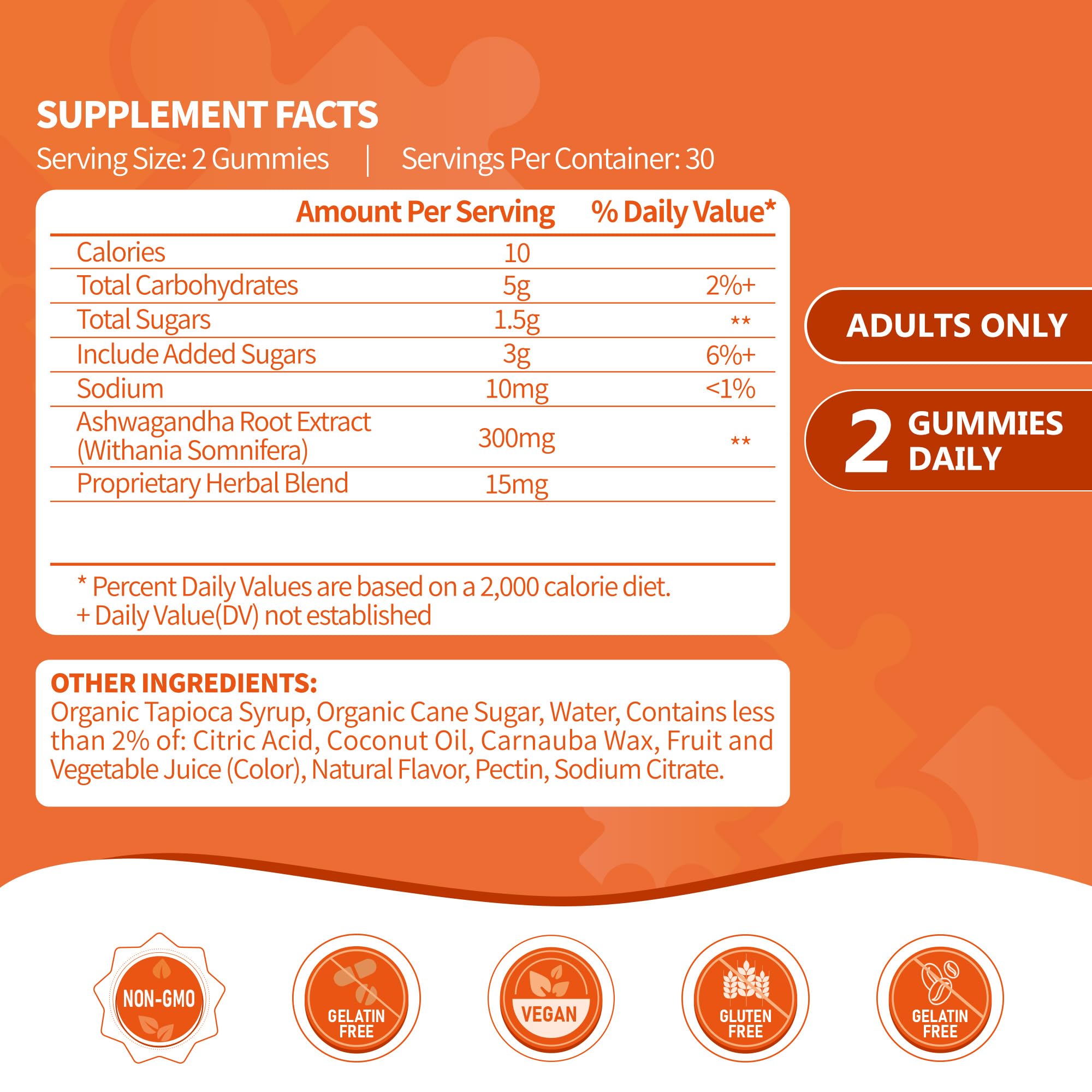 non-GMO ashwagandha gummies for men