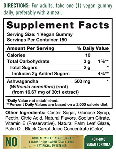 non-GMO ashwagandha gummies for relaxation