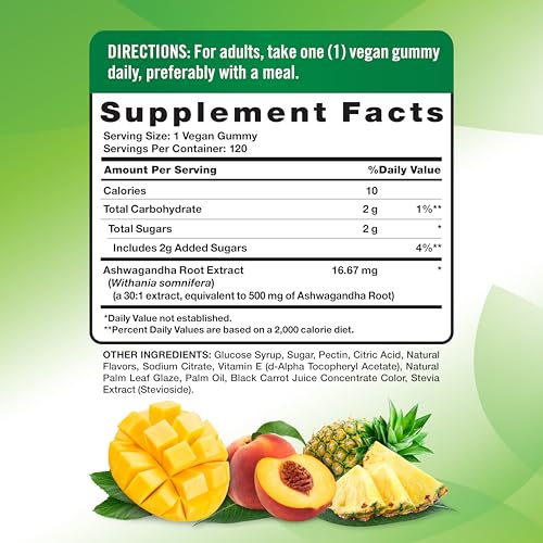 Non-GMO ashwagandha gummies for relaxation