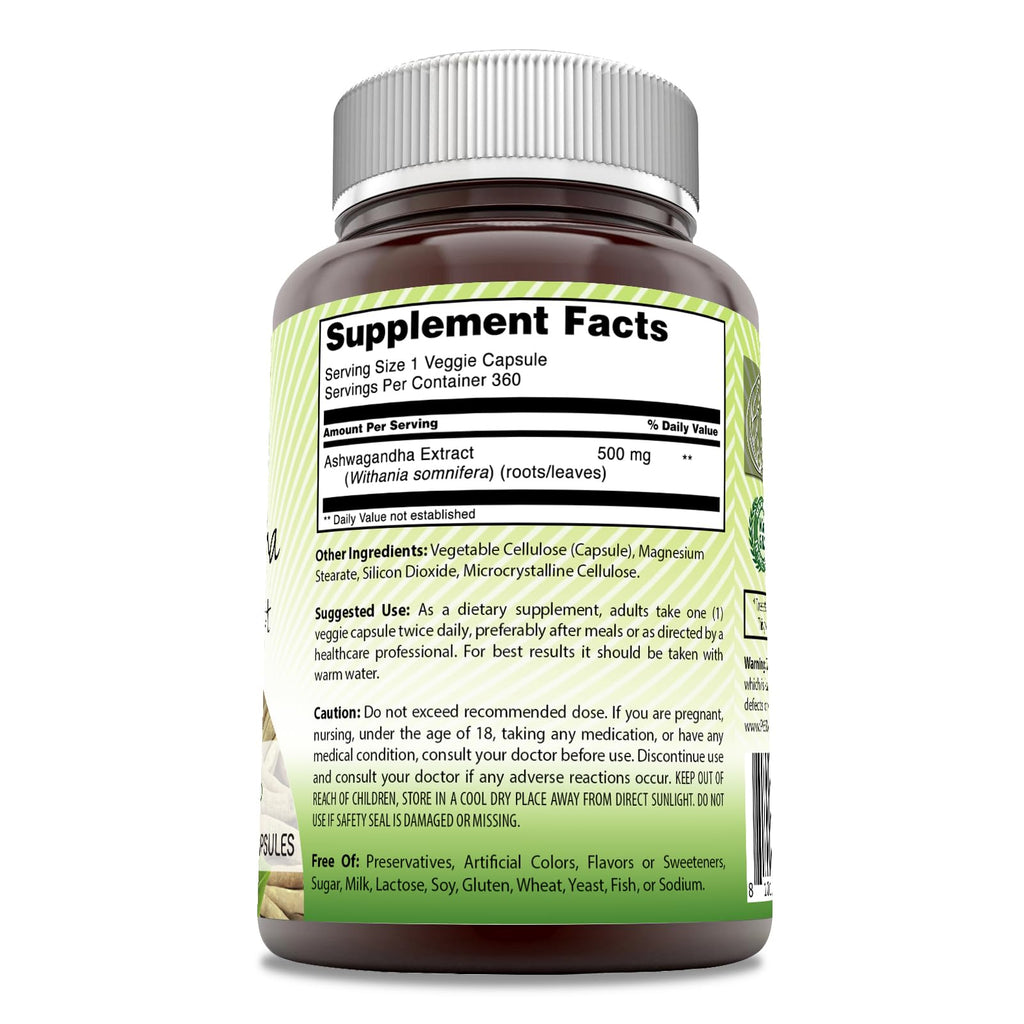 non-GMO ashwagandha supplement benefits