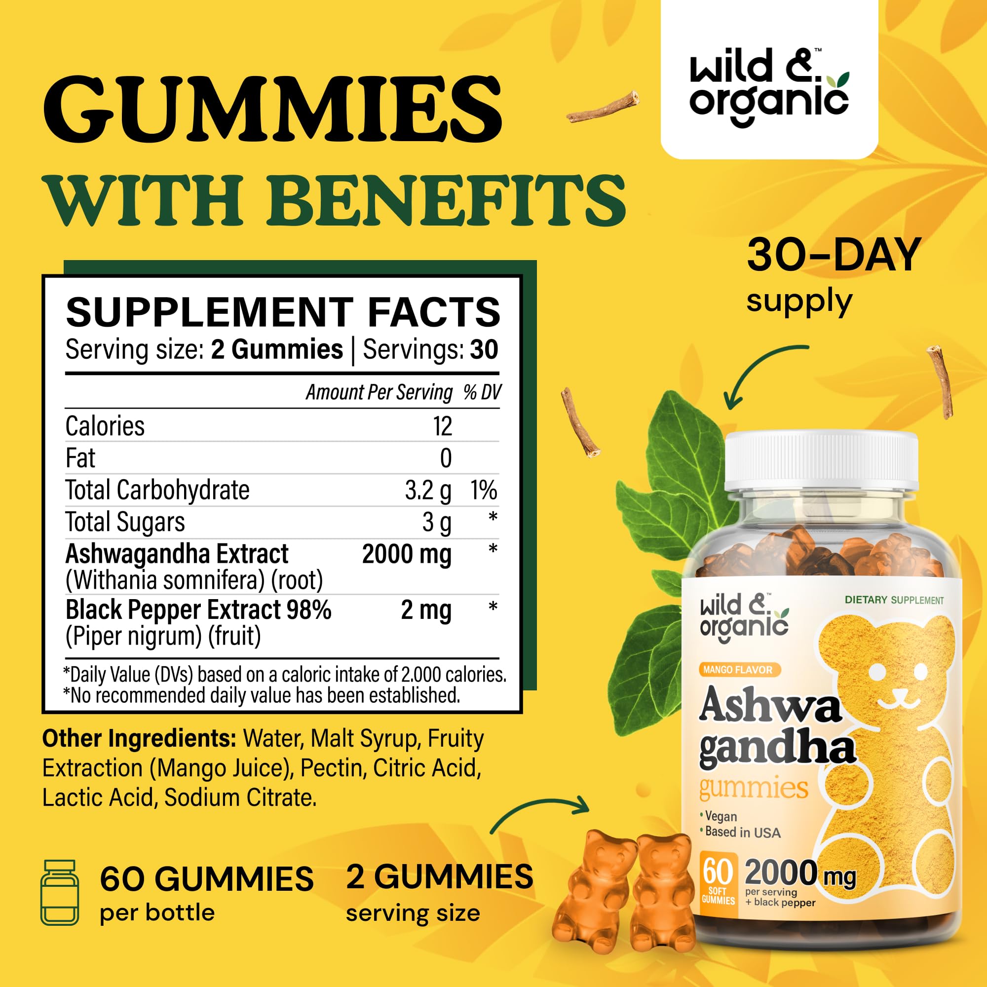 non-GMO ashwagandha supplements for wellness