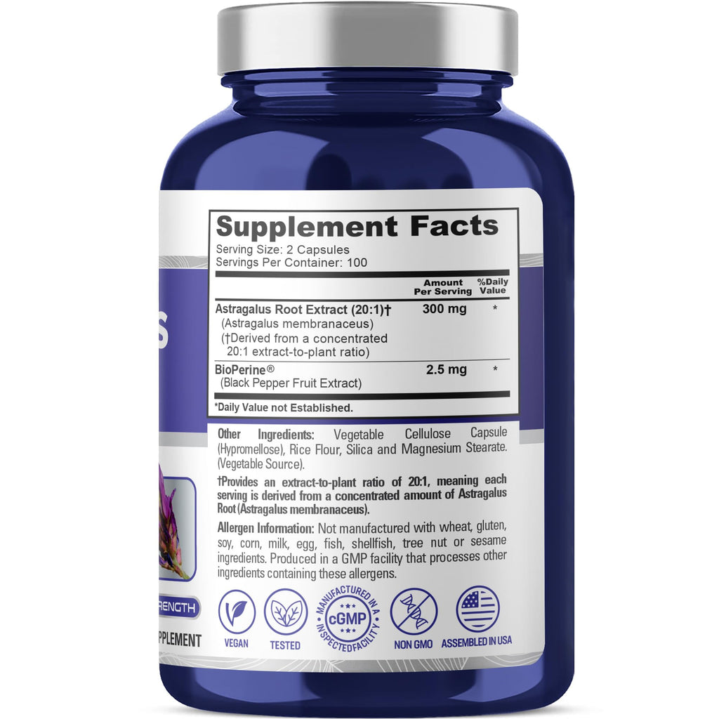 Non-GMO astragalus benefits for health
