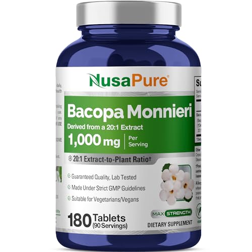 non-GMO bacopa monnieri vegan pills