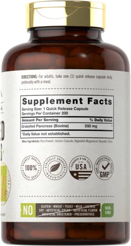 non-GMO beef pancreas supplement