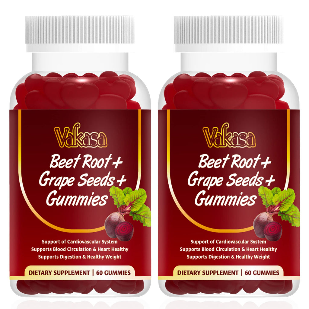 Non-GMO beet root gummies for circulation