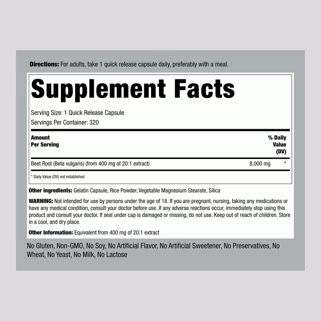 non-GMO beet root vitamin support