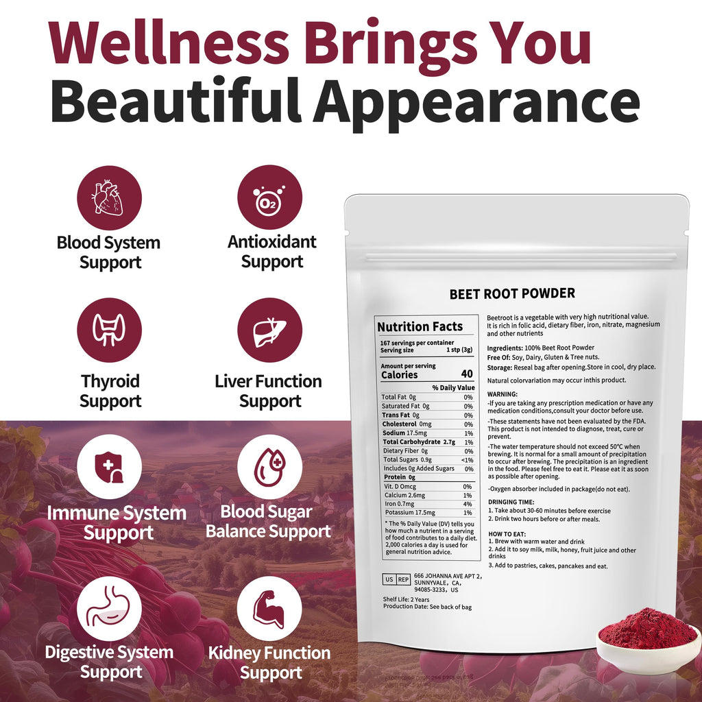 non-GMO beetroot powder for liver support