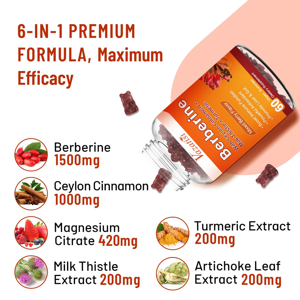 non-GMO berberine gummies for energy