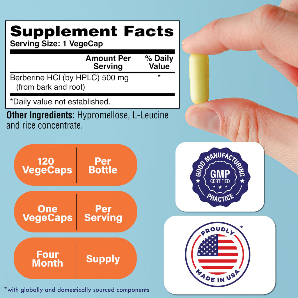 Non-GMO Berberine HCl for health