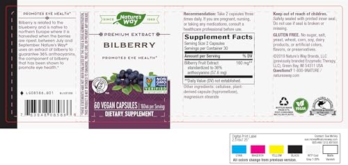 non-GMO bilberry capsules