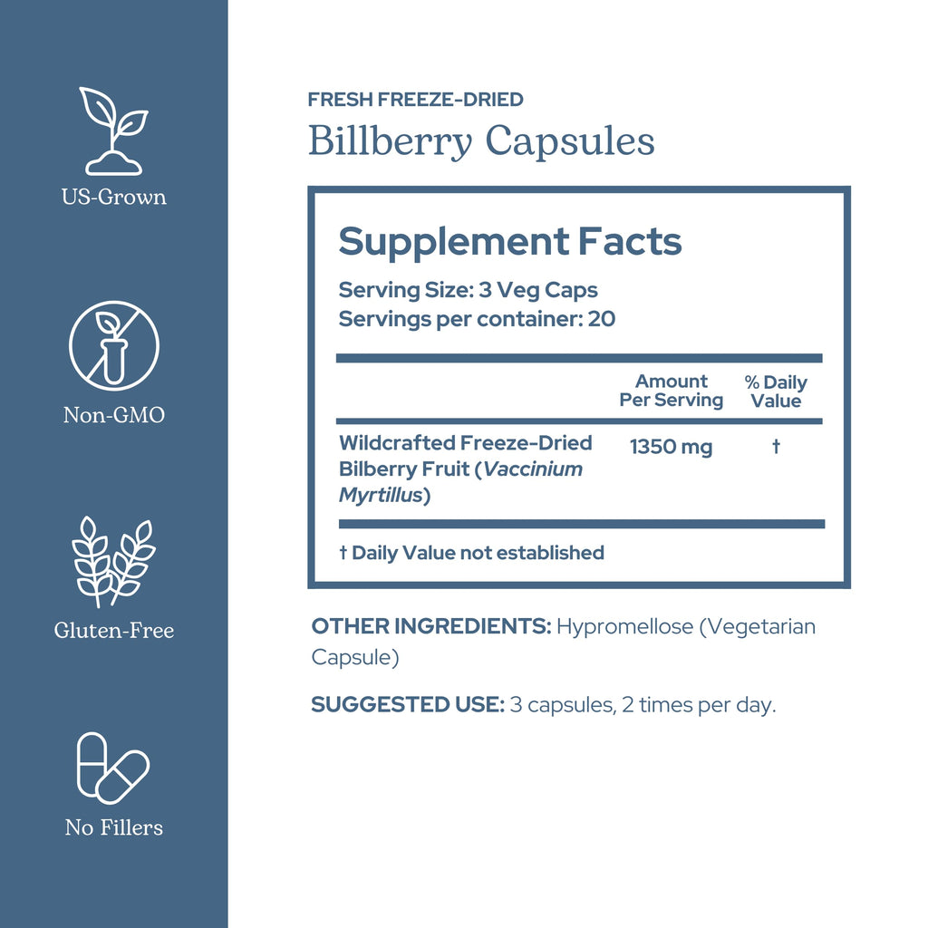 non-GMO bilberry extract benefits