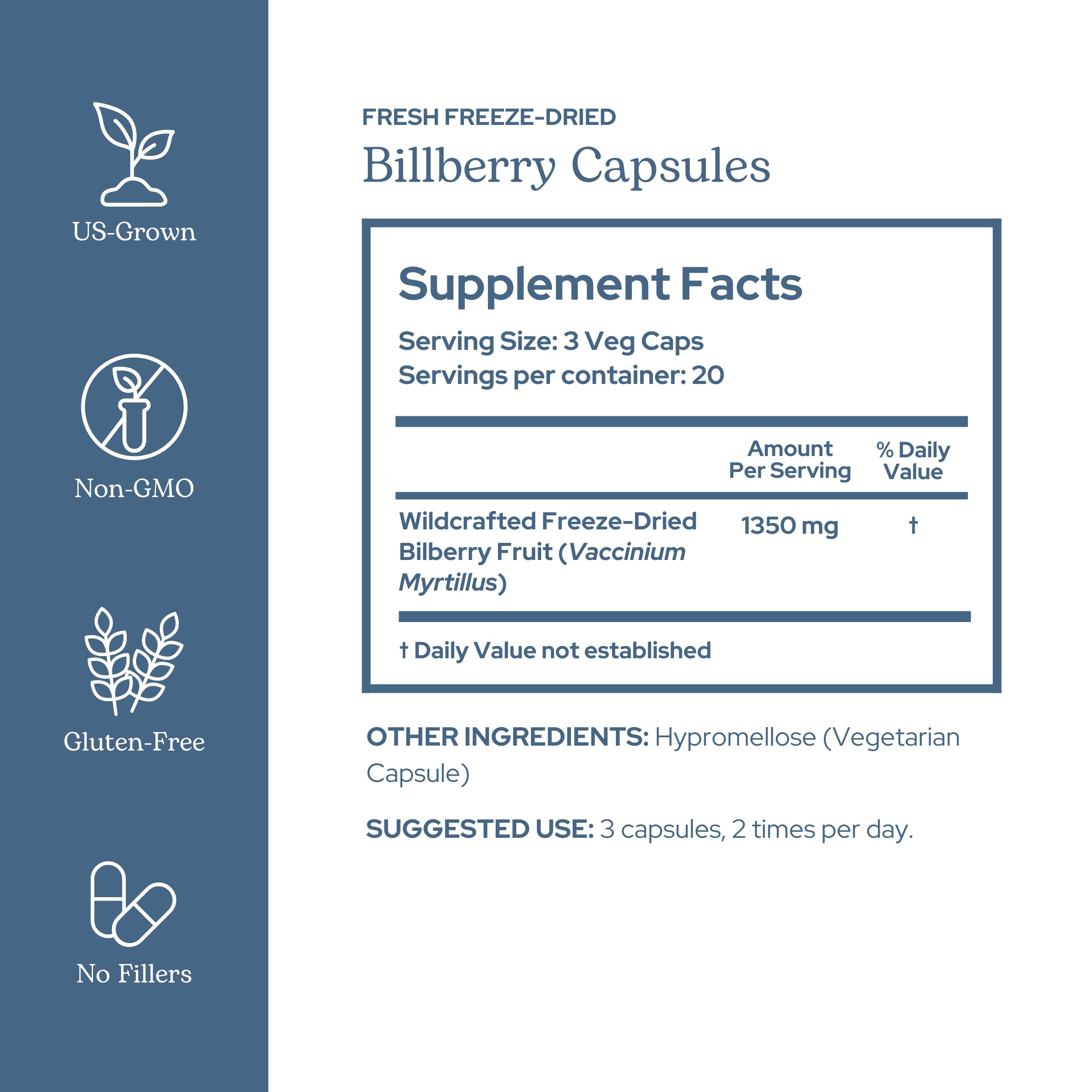 non-GMO bilberry extract benefits