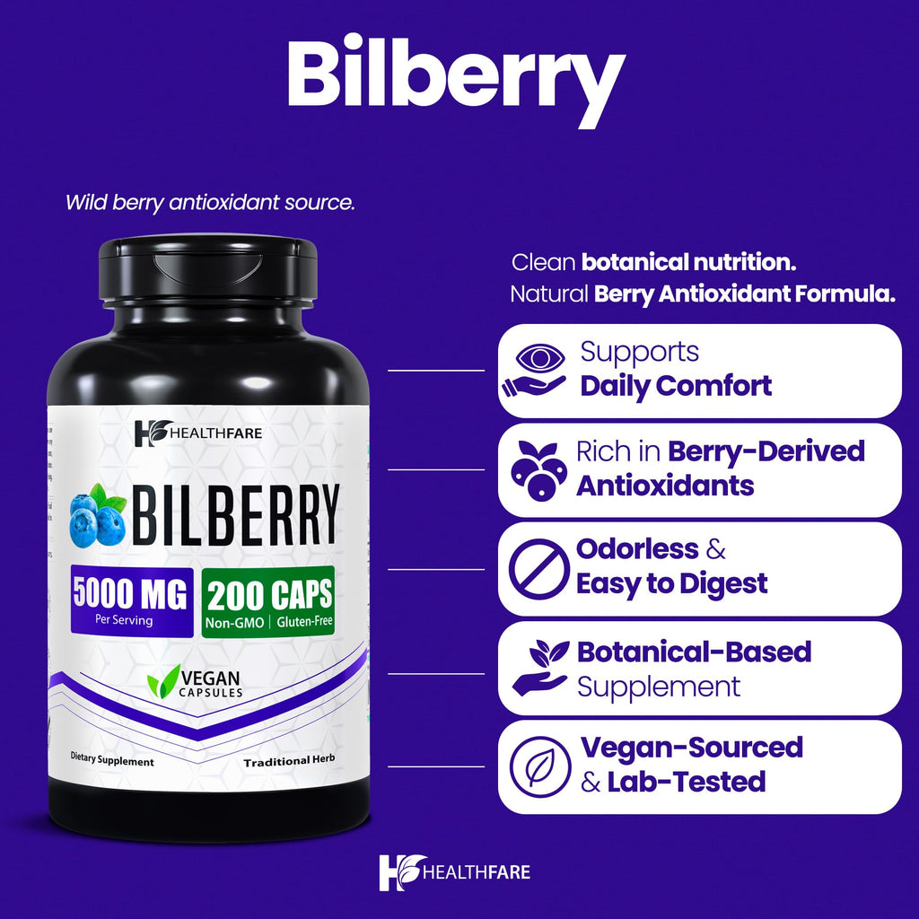 non-GMO bilberry extract benefits