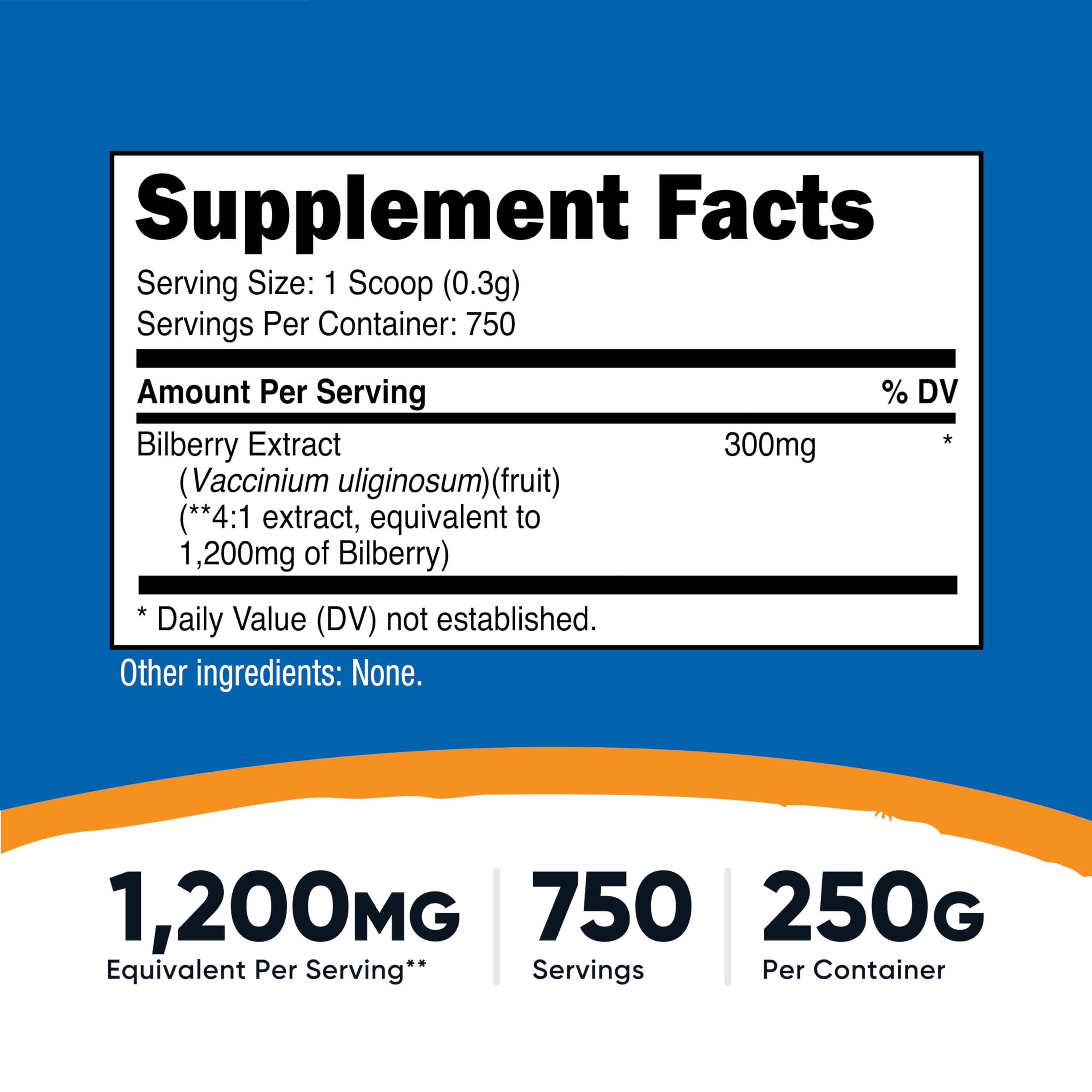 Non-GMO bilberry powder for health
