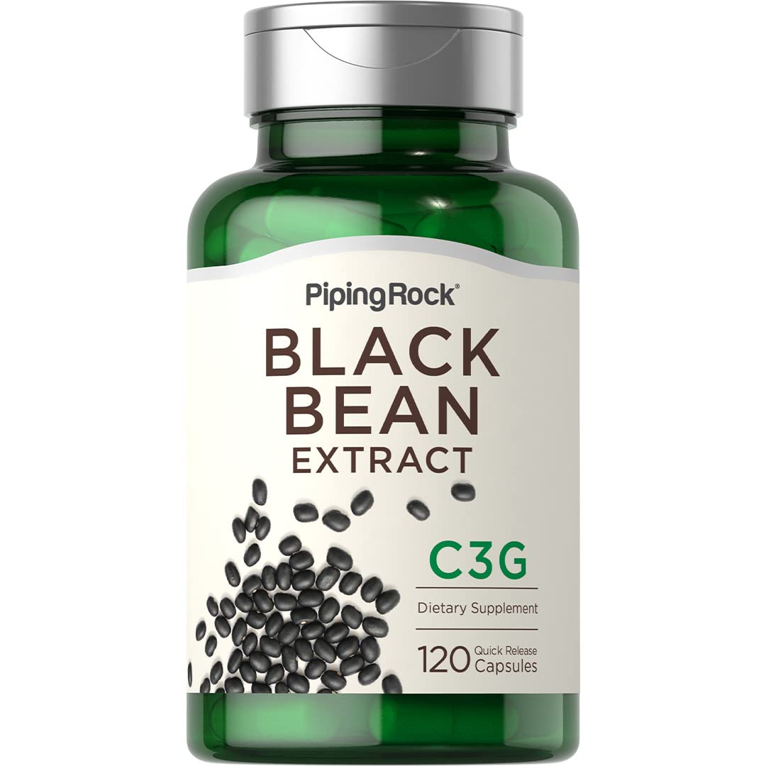 Non-GMO black bean supplement for health
