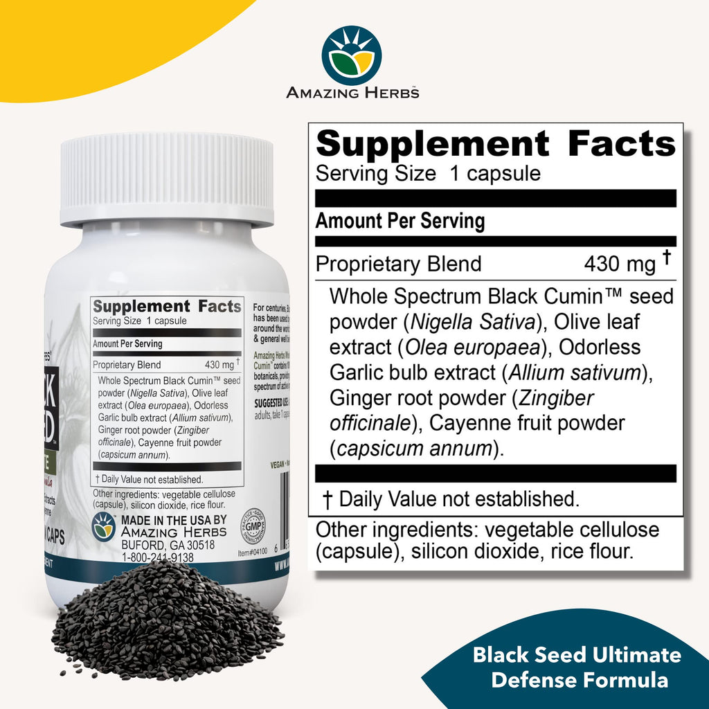 non-GMO black seed oil benefits
