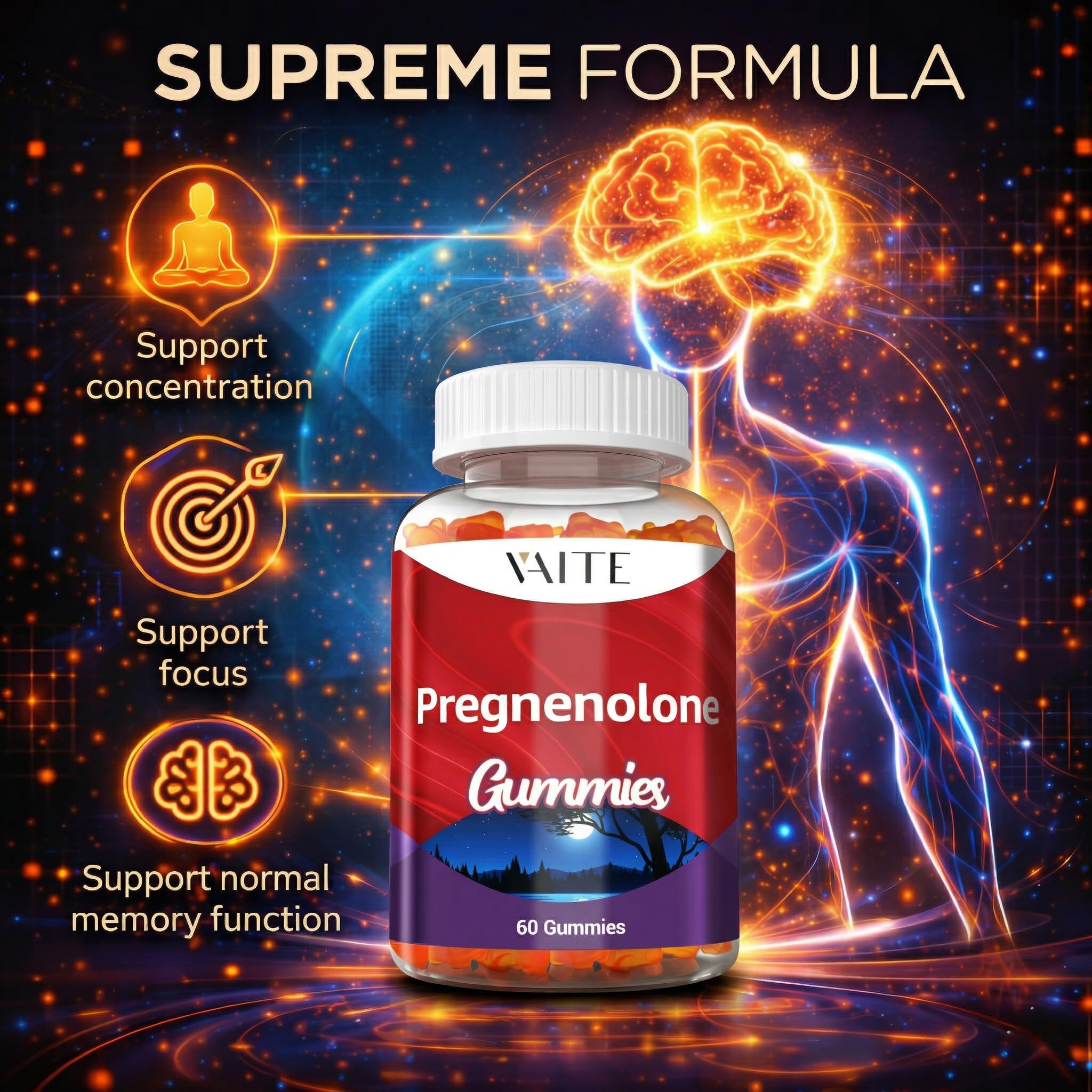 Non-GMO blended vitamin and mineral supplements