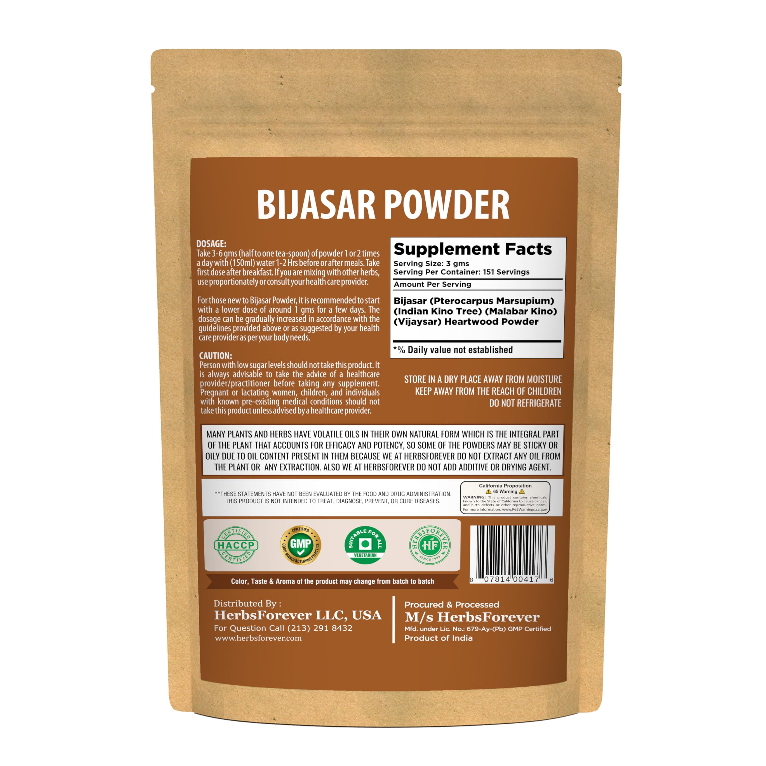 Non-GMO blended vitamin and mineral