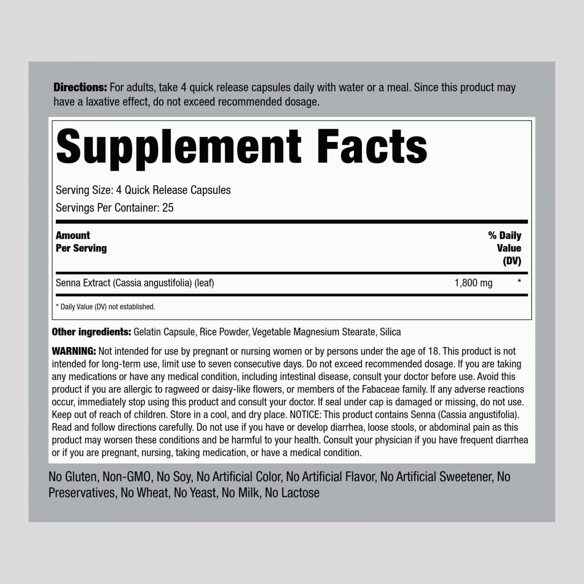 non-GMO blended vitamin capsules