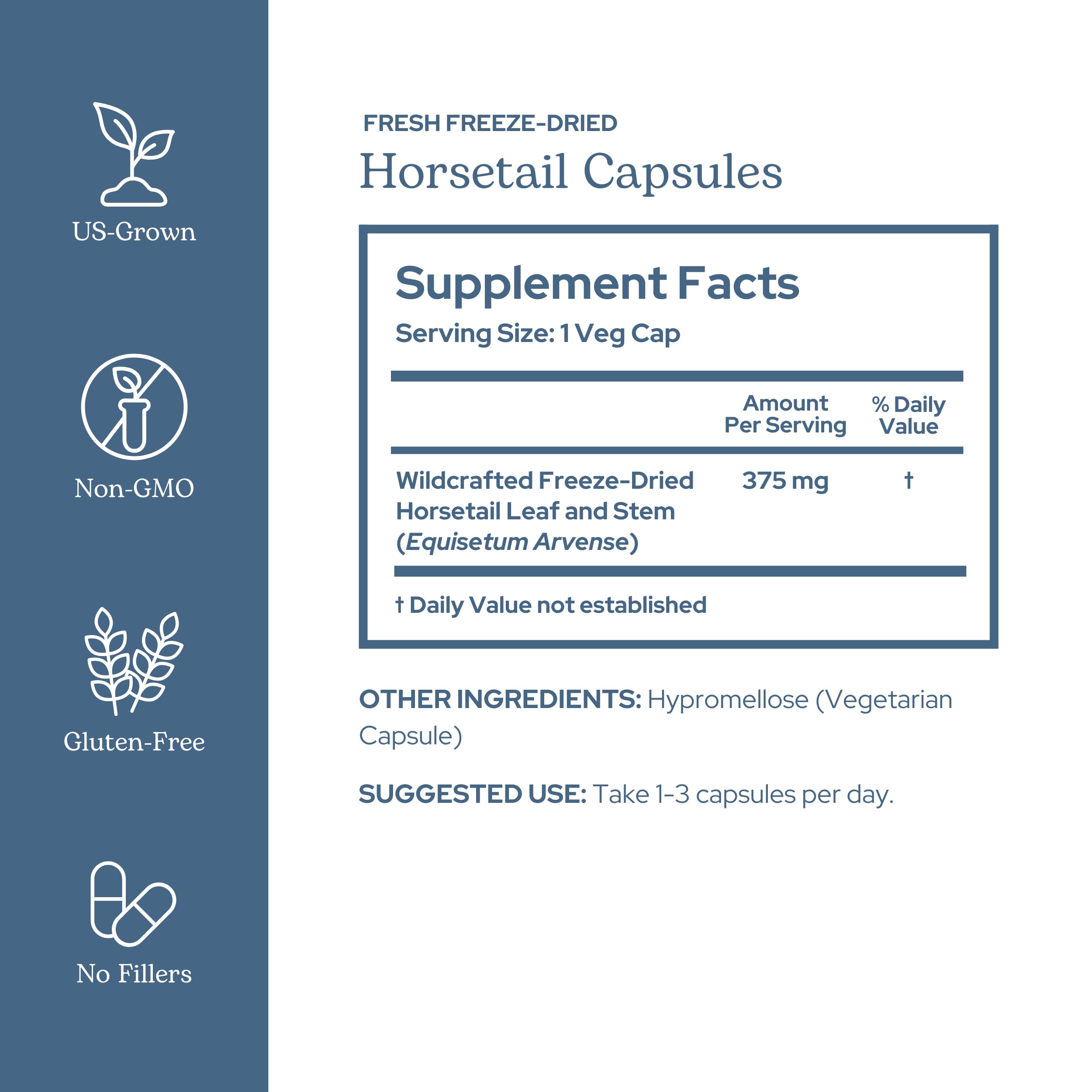 non-GMO blended vitamin capsules