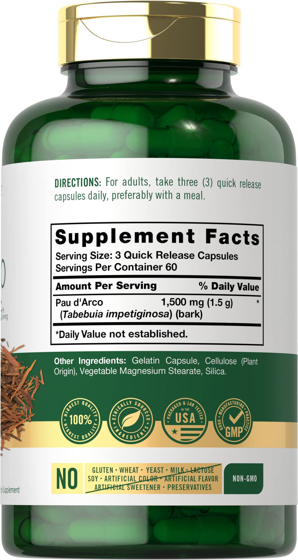Non-GMO blended vitamin capsules