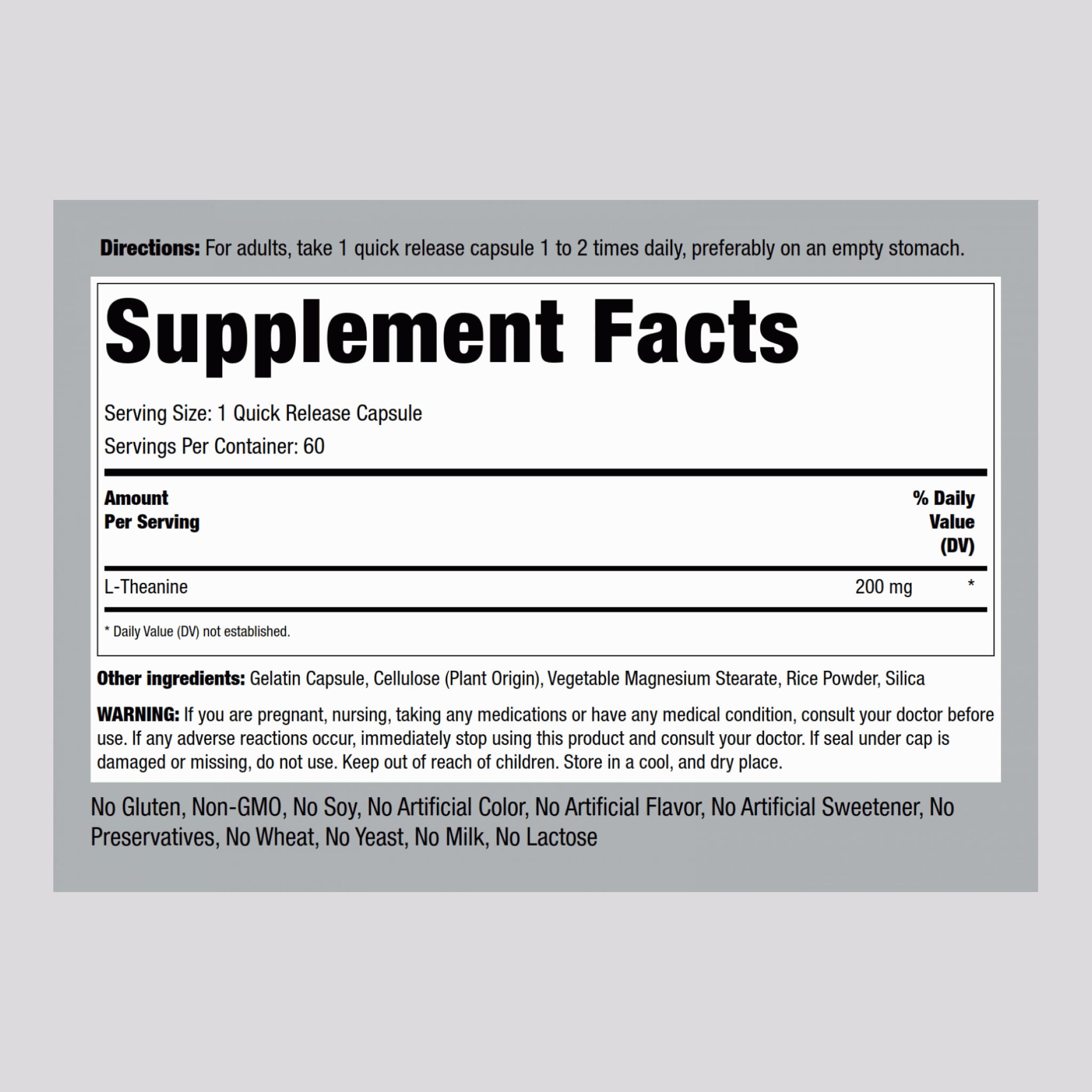 Non-GMO blended vitamin capsules