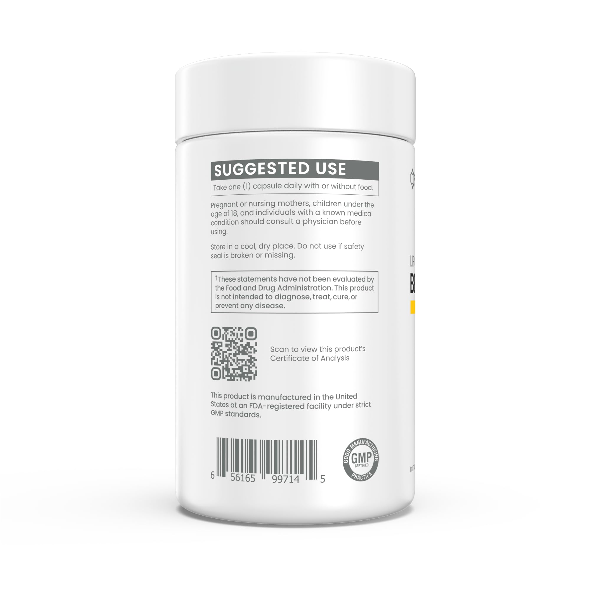 non-GMO blended vitamin formula