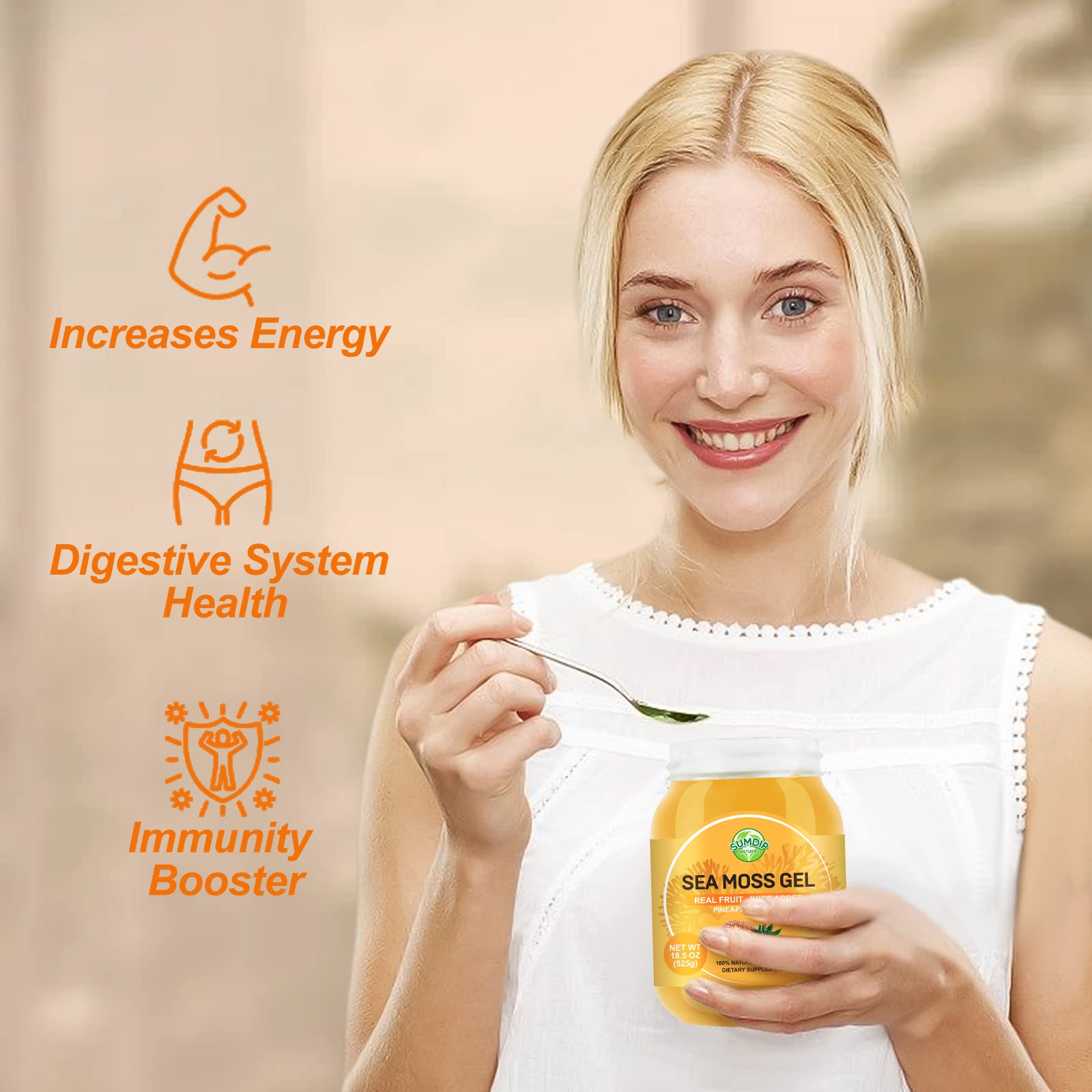 non-GMO blended vitamin gel